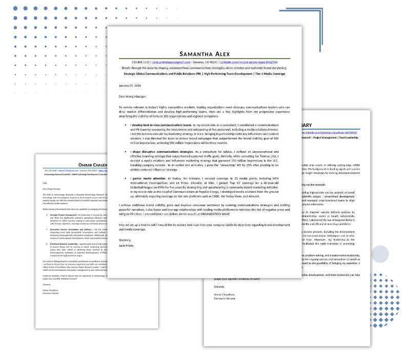 Cover Letter Public Relations